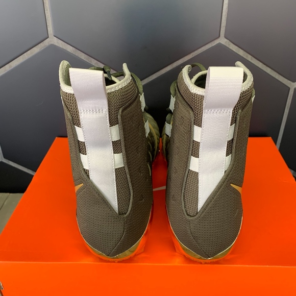 Nike | Shoes | Nike Force Savage Elite Td Olive Green Gold Cleats ...